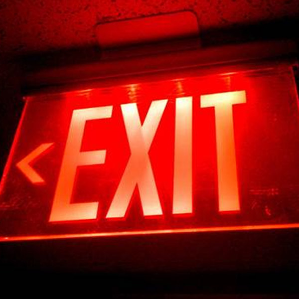 Tritium Exit Sign – Self-Luminous, No Electricity Required | OHYA